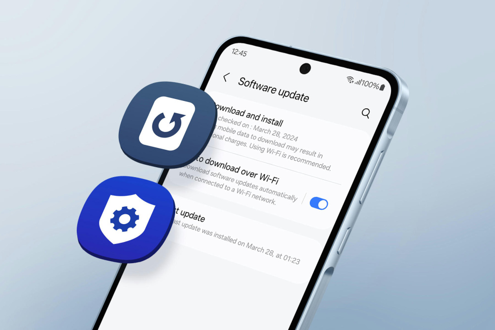 ≡ Смартфон Samsung Galaxy A55 5G 8/256Gb Awesome Iceblue (SM-A556BLBCEUC) – купити в Києві ...